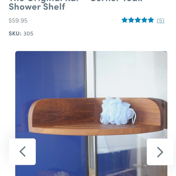AquaTech | Bath | Aqua Tech Shelf Made Of Teakwood | Poshmark